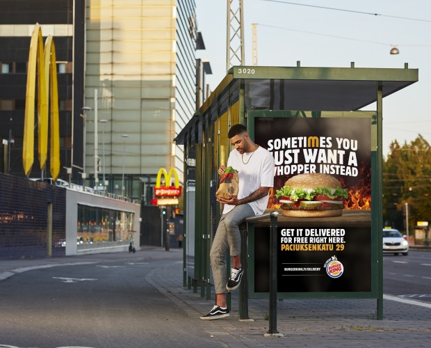 Burger King launches McDonald's conquesting campaign in Helsinki ...